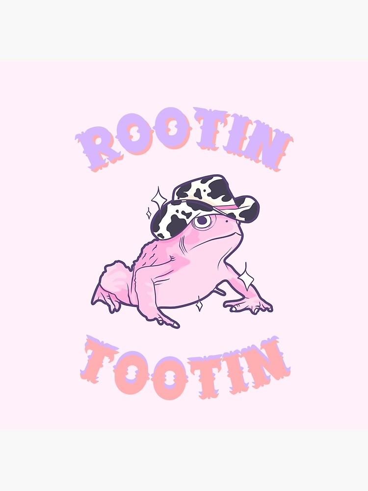 "Rootin Tootin Cowboy Frog" Poster for Sale by sunbeamstudios | Redbubble