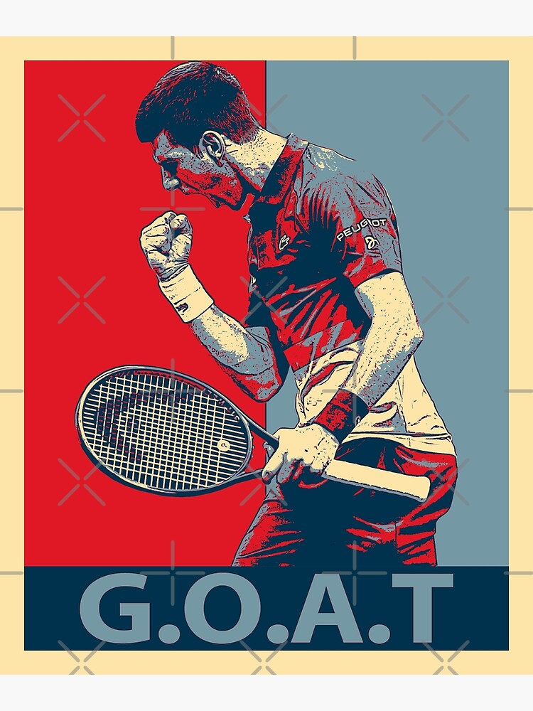 "novak djokovic logo" Poster for Sale by TomlinsonArt | Redbubble