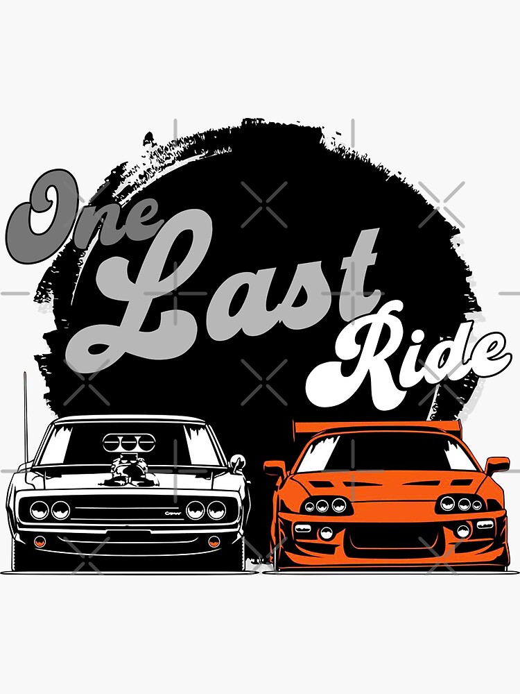 "One Last Ride" Sticker for Sale by fly-and-dope | Redbubble