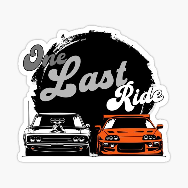 "One Last Ride" Sticker for Sale by fly-and-dope | Redbubble
