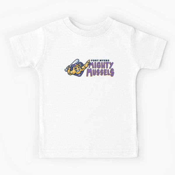 "The Fort-Myers Mighty-Mussels Logo" Kids T-Shirt for Sale by ...