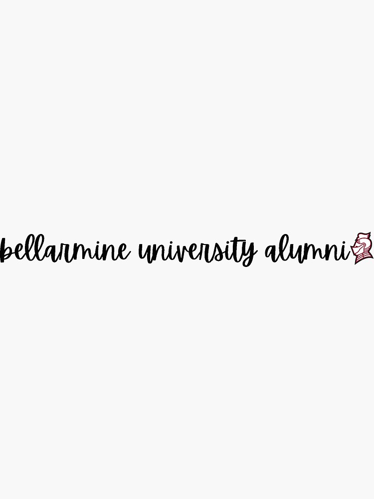 "bellarmine university alumni" Sticker for Sale by ashleytatee | Redbubble