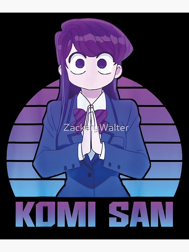 Poster « Komi Can't Communicate Komi San Retro », par ZackaryWalter ...
