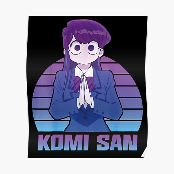 Poster « Komi Can't Communicate Komi San Retro », par ZackaryWalter ...