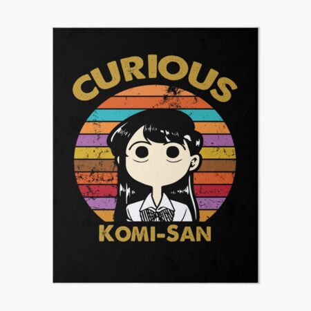 "Curious Komi-San - Komi Can't Communicate Komi San Retro" Art Board ...