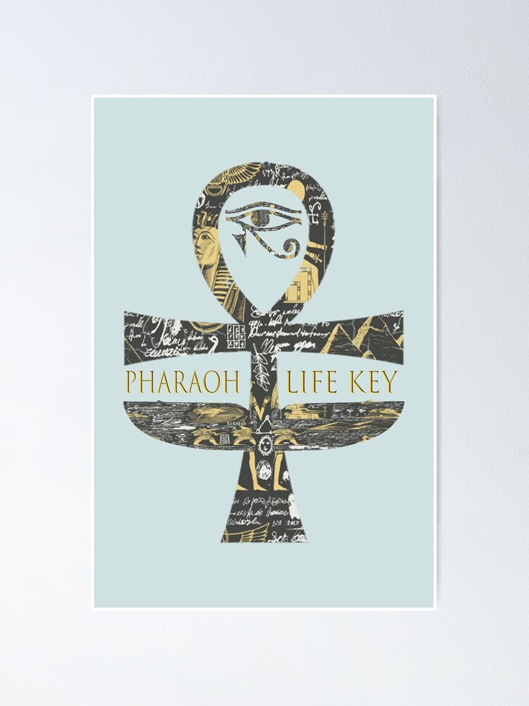"egyption pharaoh life key design" Poster for Sale by Themiror | Redbubble
