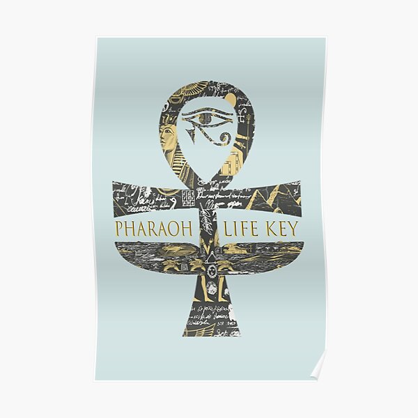 "egyption pharaoh life key design" Poster for Sale by Themiror | Redbubble