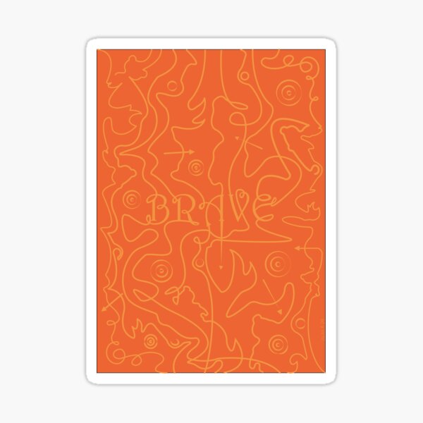 "Brave - Indomitable" Sticker for Sale by seyvete | Redbubble