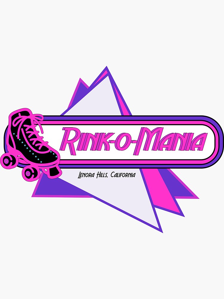 "Rink-O-Mania" Sticker for Sale by stella999 | Redbubble