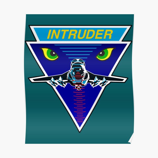 "A-6 Intruder Logo " Poster for Sale by GabrielFishArt | Redbubble