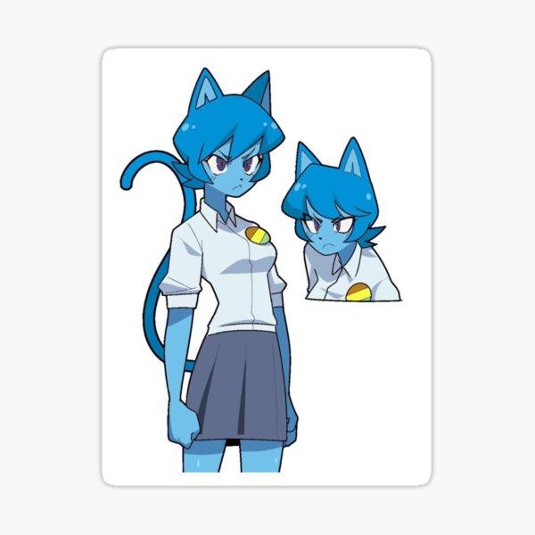"Anime Nicole Facecard " Sticker for Sale by FightWearGood | Redbubble
