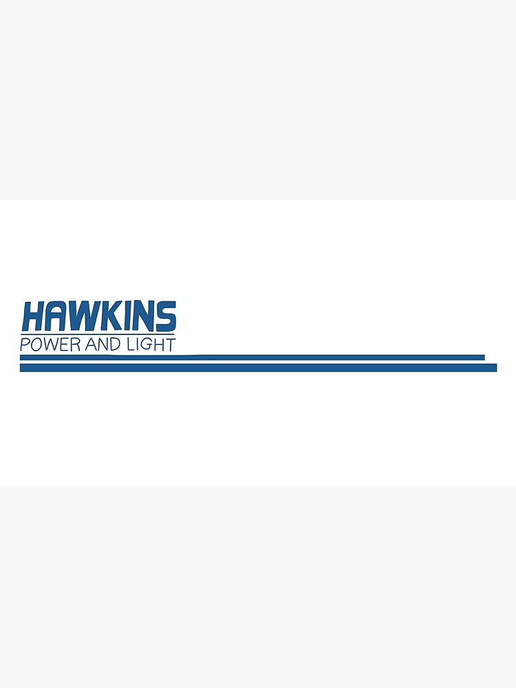 "Fremde Dinge Hawkins Van Stripe Blue Netflix (Hawkins Power and Light ...