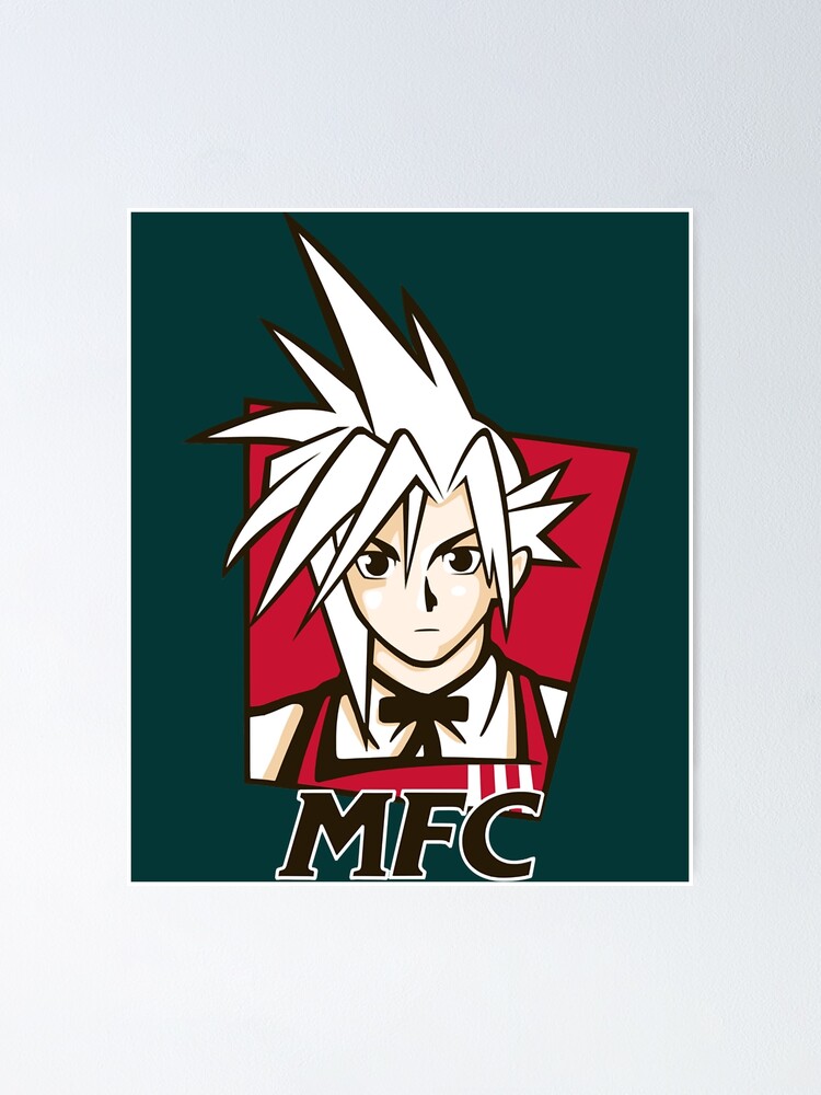 "Midgar Fried Chocobo KFC MFC " Poster for Sale by Karakayaleather ...