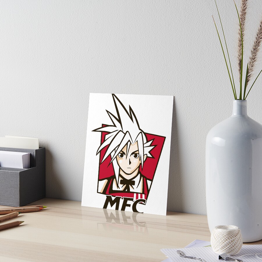 "Midgar Fried Chocobo KFC MFC " Art Board Print for Sale by ...