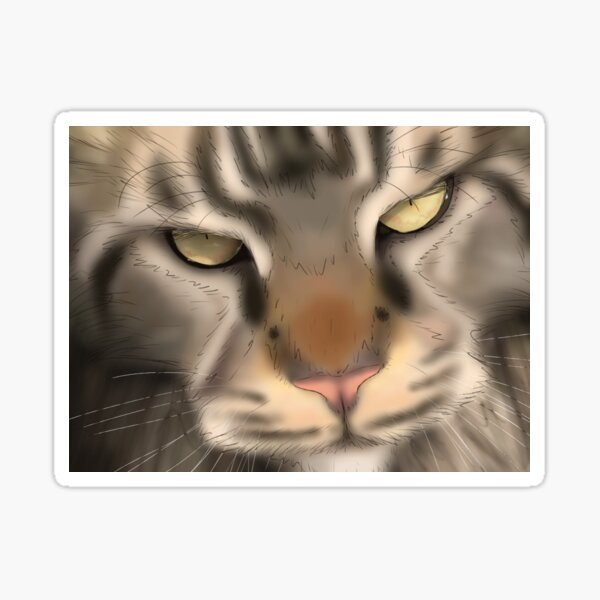 "angry Cat" Sticker for Sale by ShnoobDesign | Redbubble