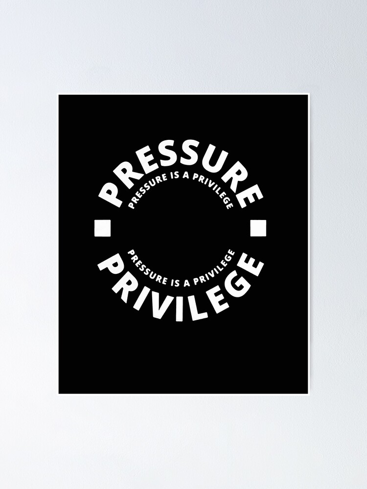"Chris Bumstead Cbum Pressure Is A Privilege" Poster by MichaelDotson1 ...