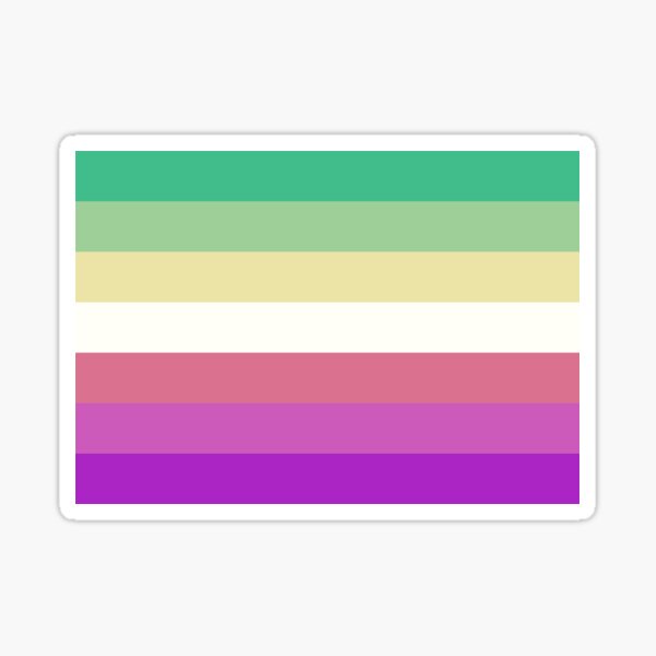 "Genderfae Pride" Sticker for Sale by OfShoesAndShips | Redbubble