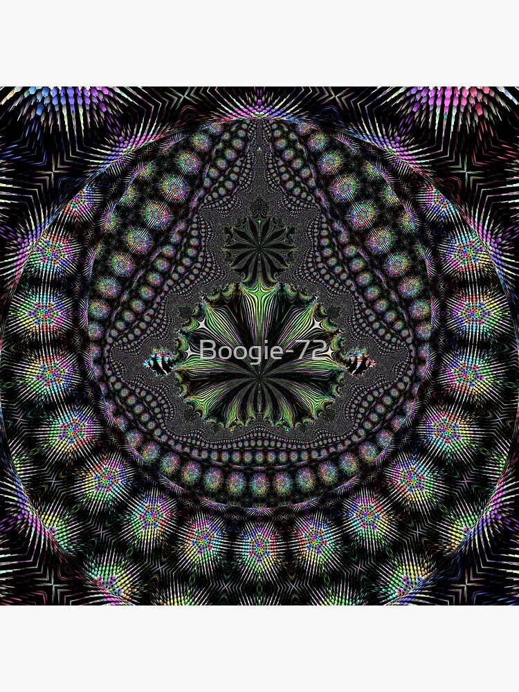 "Elemental Ecstasy 49" Sticker for Sale by Boogie-72 | Redbubble