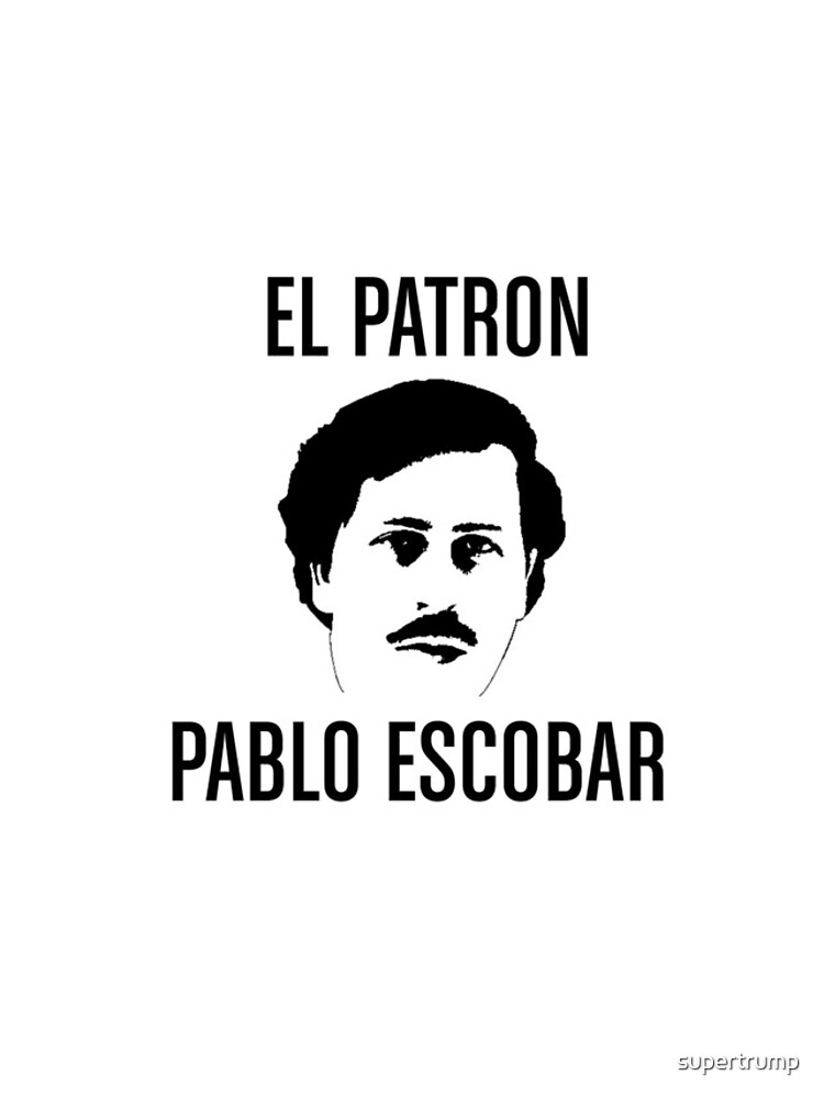 "El Patron Pablo Escobar" iPhone Case for Sale by supertrump | Redbubble