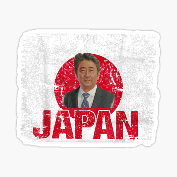 "Pray For Shinzo Abe Japan " Sticker for Sale by Anavegas | Redbubble