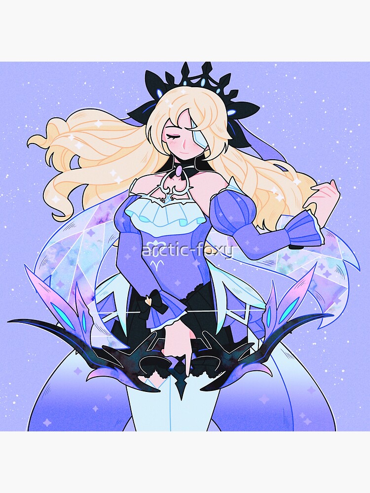 "fischl" Sticker for Sale by arctic-foxy | Redbubble