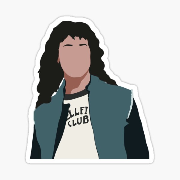 "Eddie Munson - Stranger Things 4" Sticker for Sale by L1sercool ...