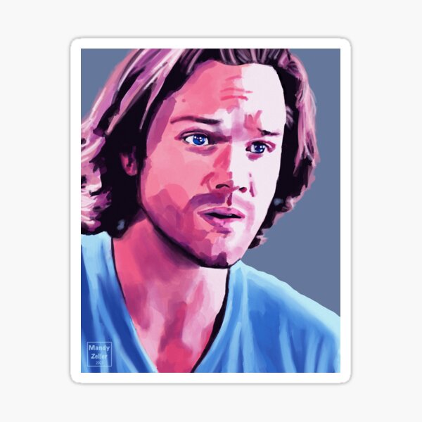 "Sam" Sticker for Sale by invisiblemandy | Redbubble
