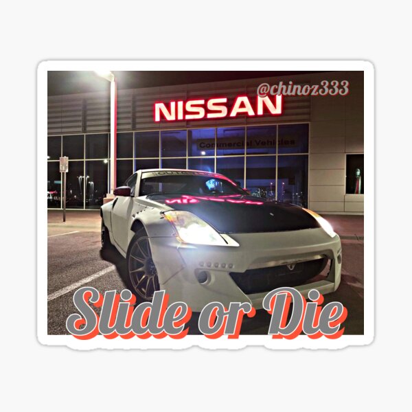 "Slide or Die" Sticker for Sale by lsbentley21 | Redbubble