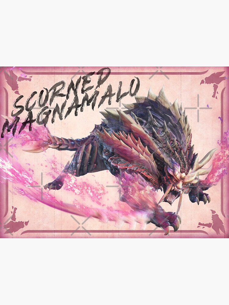 "Monster Hunter Rise: Sunbreak - Scorned Magnamalo" Sticker for Sale by ...
