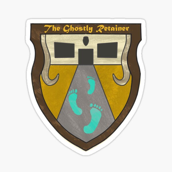 "The Ghostly Retainer Sign" Sticker for Sale by D33DAA | Redbubble