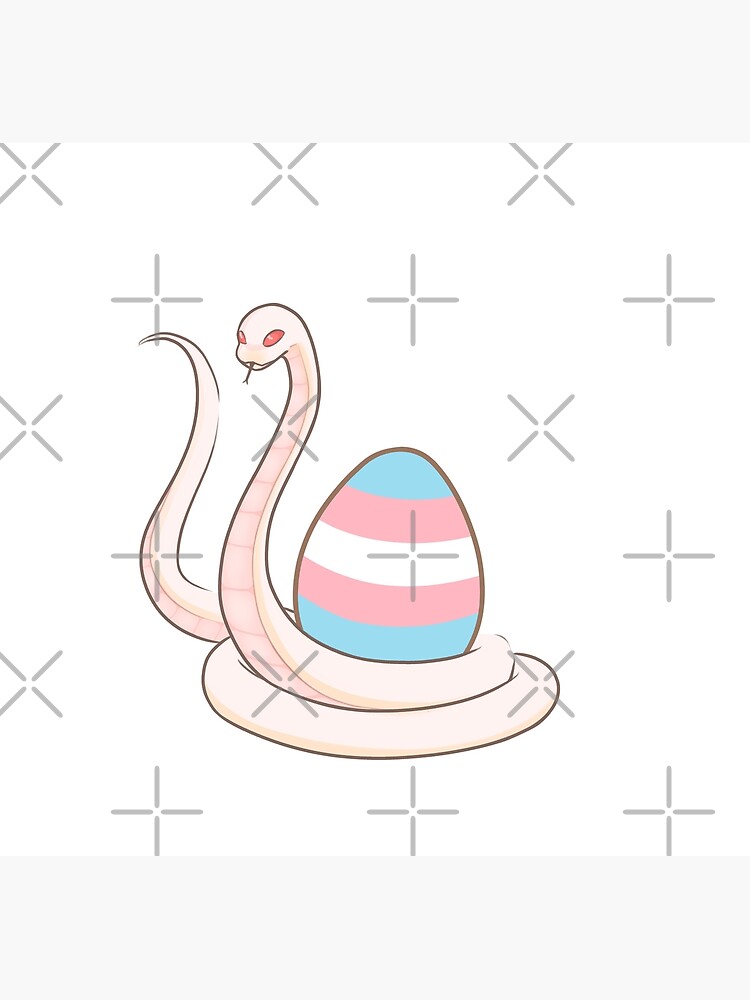 "Transgender pride snake" Poster for Sale by Niva-lis | Redbubble