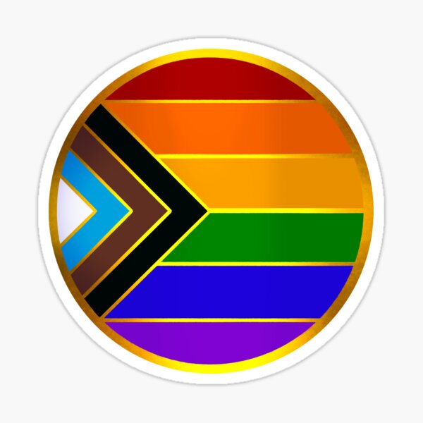 "Progress Pride Flag" Sticker for Sale by Blehstickerz | Redbubble