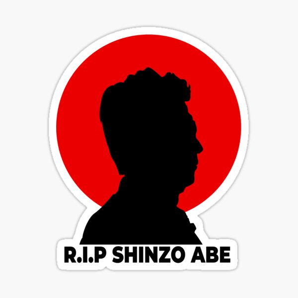 "R.I.P Shinzo Abe Classic T-Shirt" Sticker for Sale by BananaFong ...