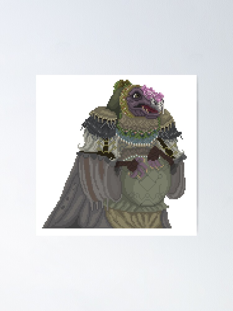 "Skek'Lach, the Collector Skeksis Pixel Sprite" Poster for Sale by ...