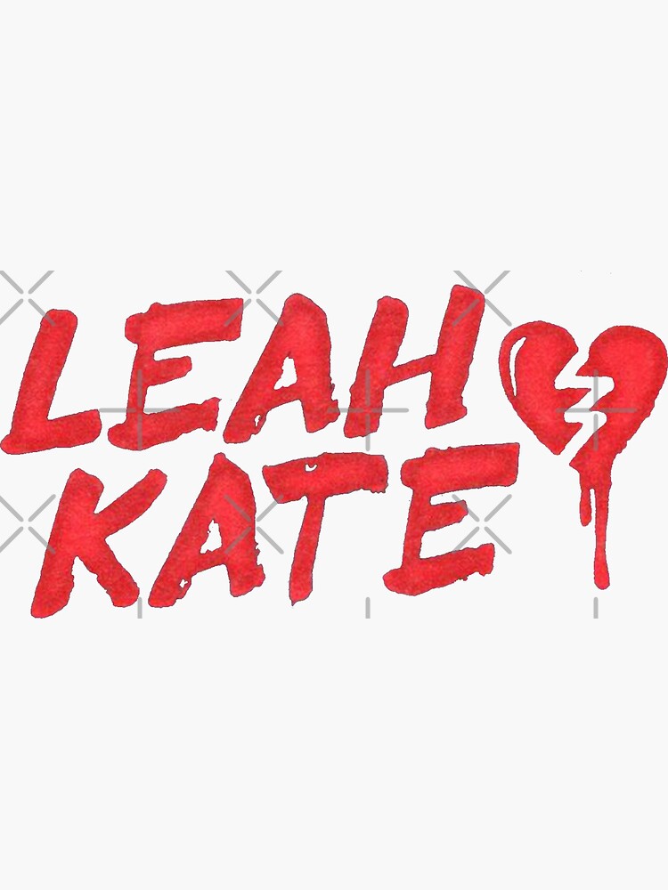 "logo leah kate" Sticker for Sale by jordan skye | Redbubble