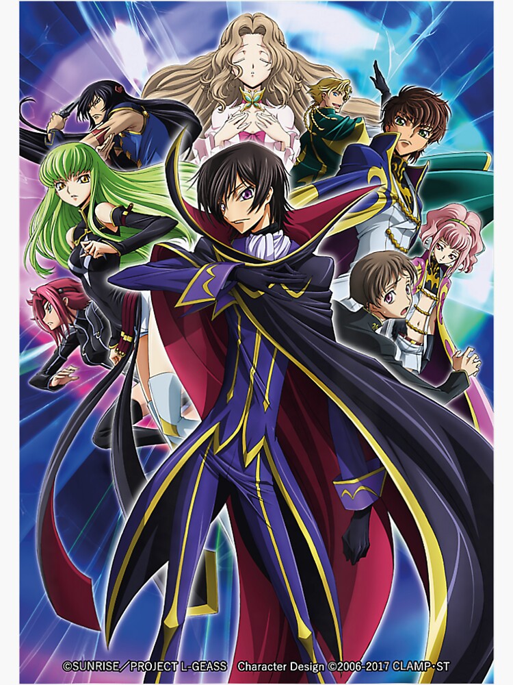 "Code Geass" Sticker for Sale by KaneJimenez | Redbubble