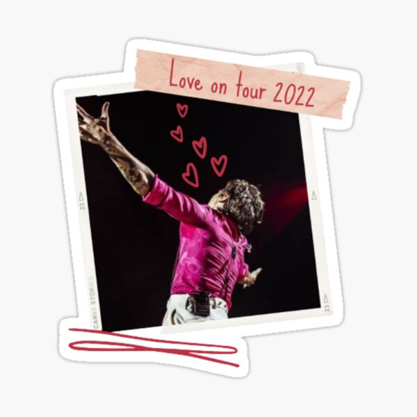 "Love on tour" Sticker for Sale by BloompodDesigns | Redbubble