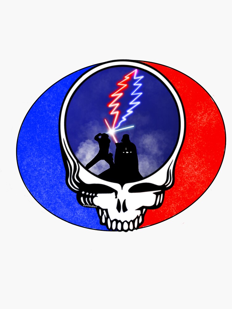 "EMPIRE STRIKES BACK STEALIE" Sticker for Sale by theslavinator | Redbubble