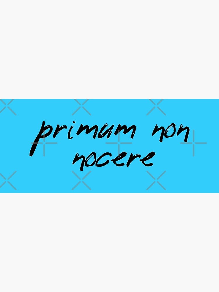 Primum Non Nocere (First Do No Harm) Premium Matte Vertical Poster sold ...