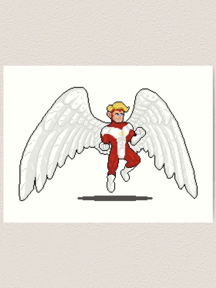 "Angel Pixel Sprite" Art Print for Sale by KingPrawn82 | Redbubble