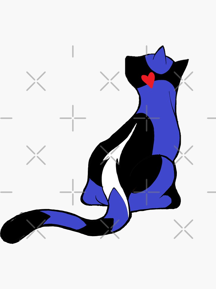 "Lila - Cat" Sticker for Sale by kalucard | Redbubble
