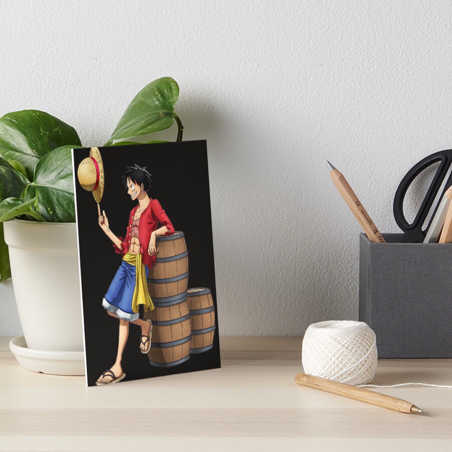 "Monkey D. Luffy one piece" Art Board Print for Sale by braufulco ...