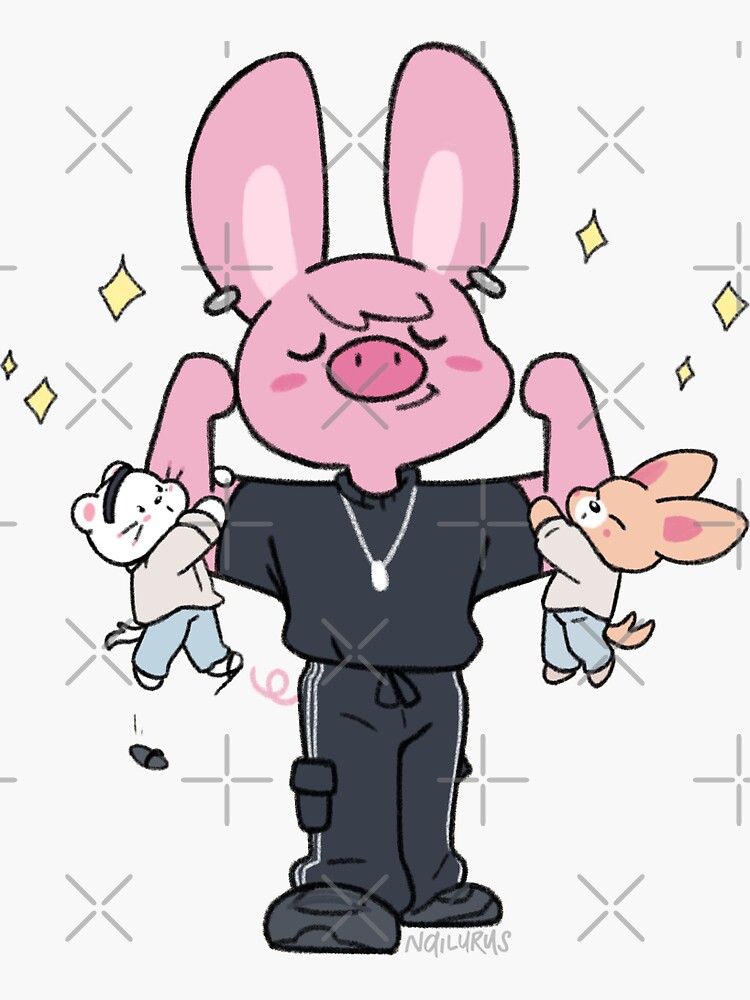 "Stray Kids - Strong Dwaekki" Sticker by nailurus | Redbubble