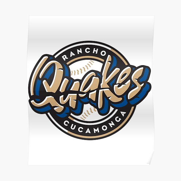 "The Rancho-Cucamonga-Quakes Logo" Poster for Sale by hynixlab | Redbubble