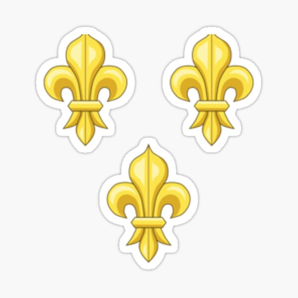 "Blason France moderne French royal golden yellow fleur de lys lis blue ...