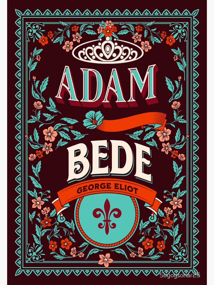 "Adam Bede - George Eliot Book Cover Art " Sticker for Sale by ...