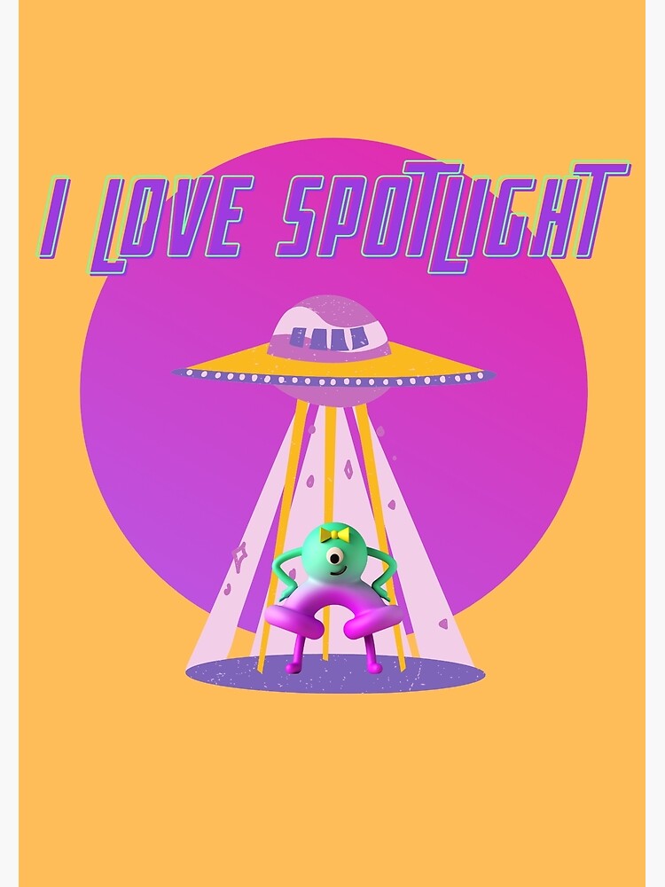 "Alien in Spotlight" Poster for Sale by ChhayaJ | Redbubble