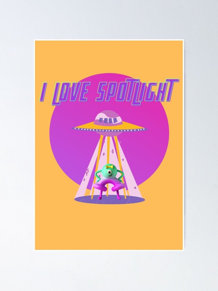 "Alien in Spotlight" Poster for Sale by ChhayaJ | Redbubble