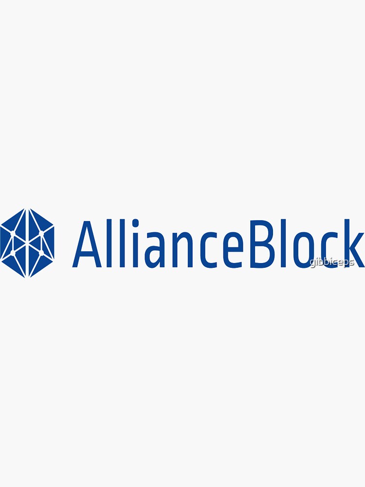 "$ALBT - ALLIANCE BLOCK " Sticker for Sale by gibbiceps | Redbubble