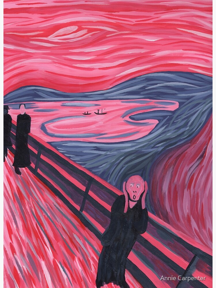 "The Pink Scream" Poster for Sale by annie1617 | Redbubble